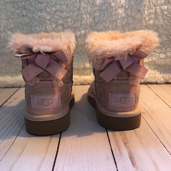 UGG | Shoes | Ugg Authentic Mini Bailey Bow With Flowers | Poshmark